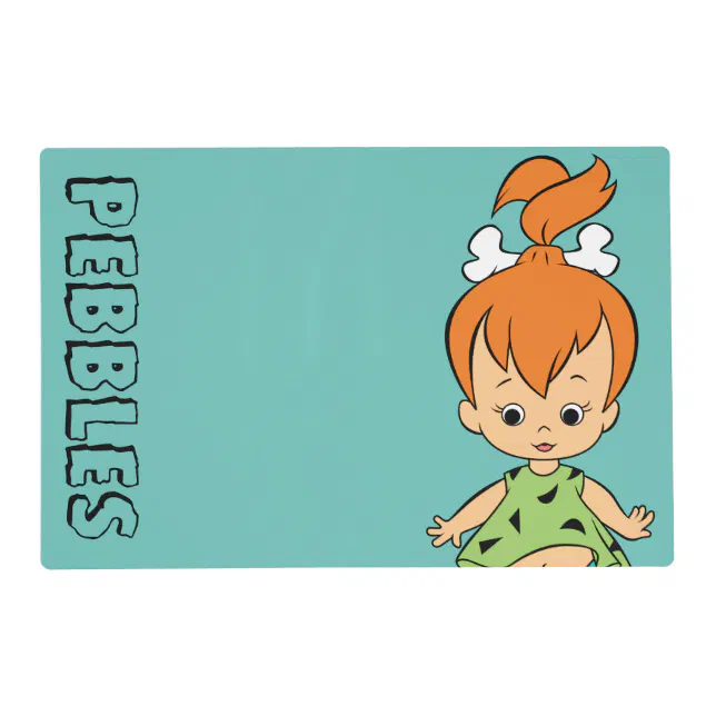 The Flintstones | Pebbles Flintstone Placemat | Zazzle