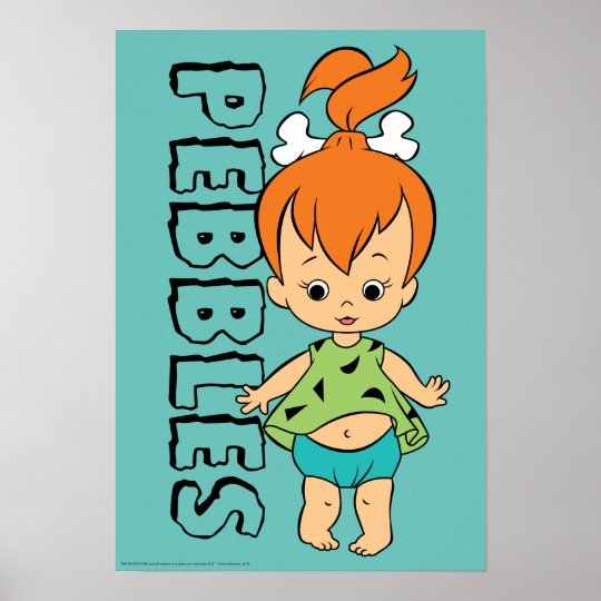 The Flintstones | Pebbles Flintstone Poster | Zazzle.com
