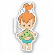 The Flintstones | Pebbles Flintstone Sticker | Zazzle