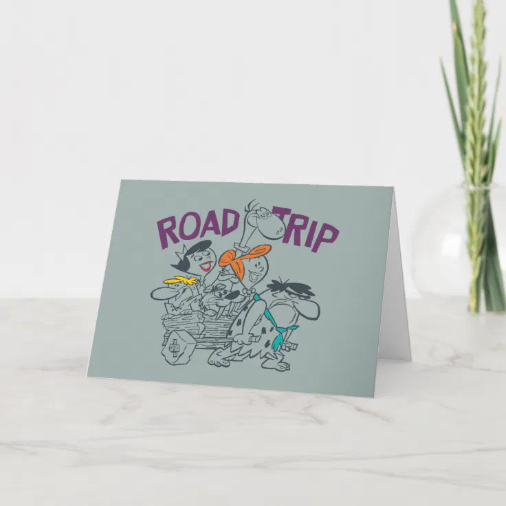 The Flintstones | Road Trip Card | Zazzle
