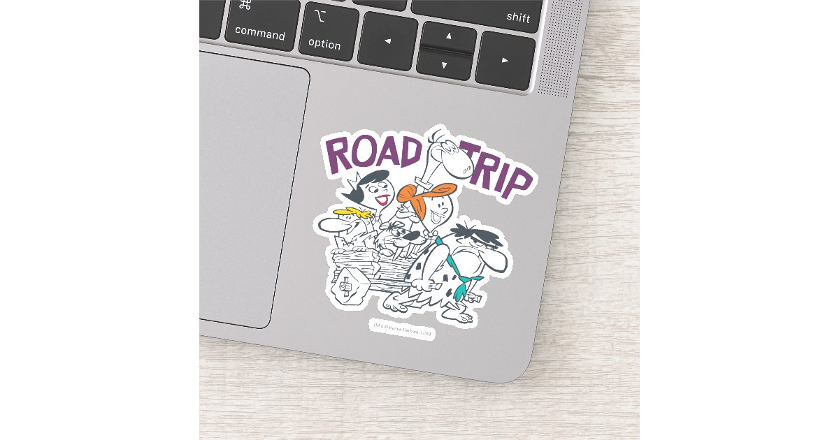 The Flintstones | Road Trip Sticker | Zazzle