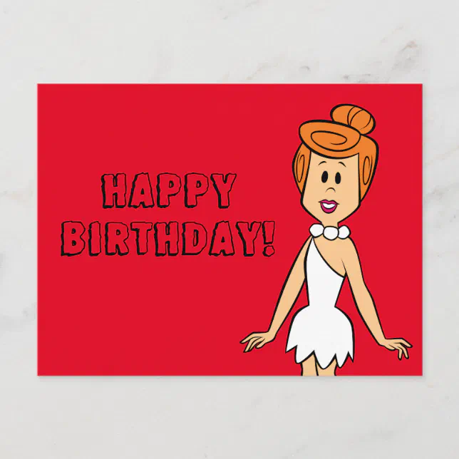 The Flintstones | Wilma Flintstone Postcard | Zazzle