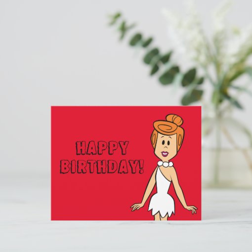 The Flintstones | Wilma Flintstone Postcard | Zazzle