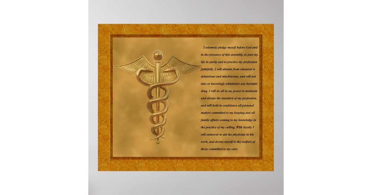 The Florence Nightingale Pledge Poster | Zazzle