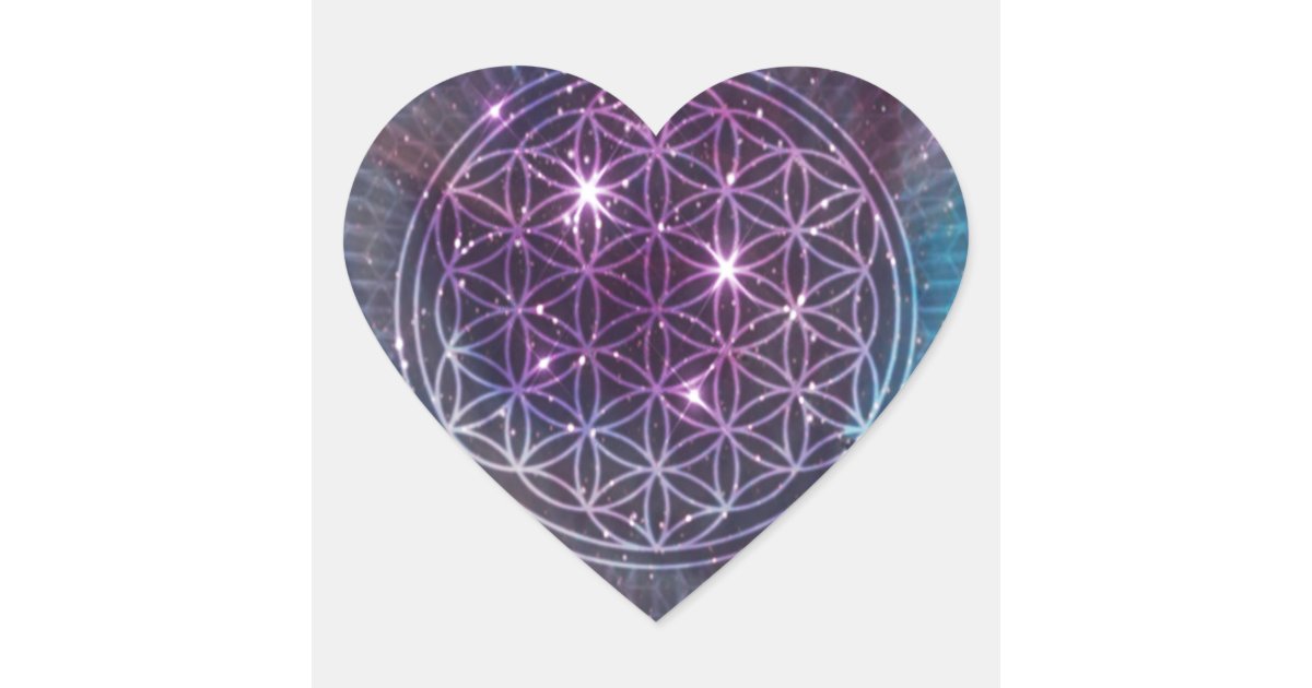The Flower Heart Sticker | Zazzle