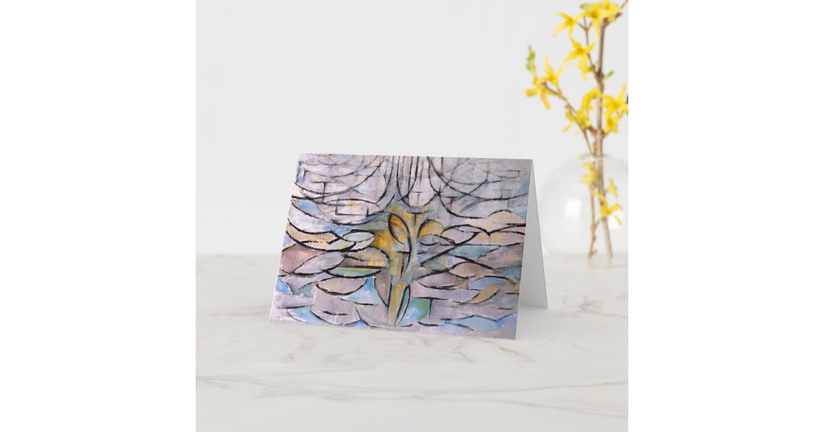 The Flowering Apple Tree - Piet Mondrian - Card | Zazzle
