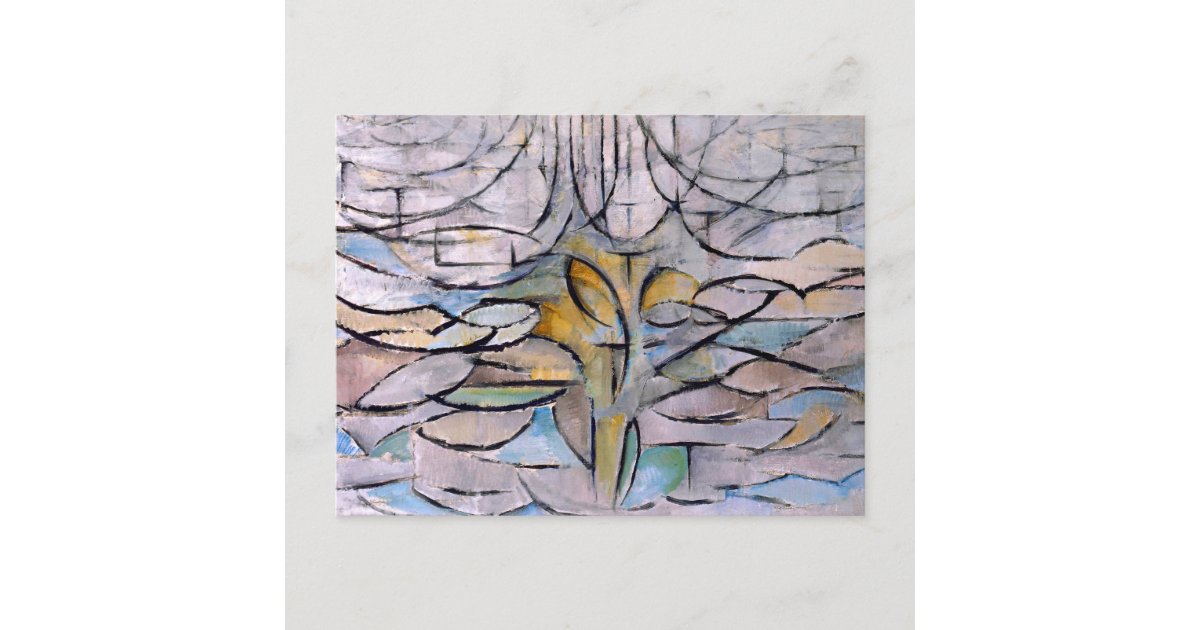 The Flowering Apple Tree - Piet Mondrian - Postcard | Zazzle