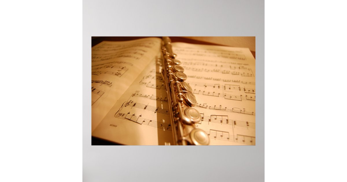 The Flute Poster | Zazzle