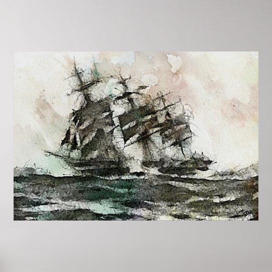 The Flying Dutchman Poster | Zazzle.com