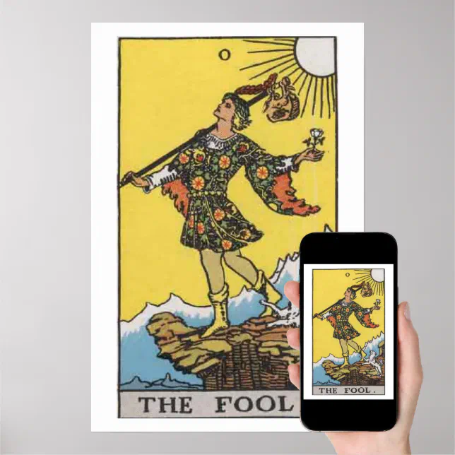 The Fool Tarot Card Poster | Zazzle
