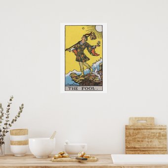 The Fool Tarot Card Poster | Zazzle