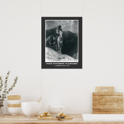 The Forest Ranger Vintage Cowboy Poster | Zazzle