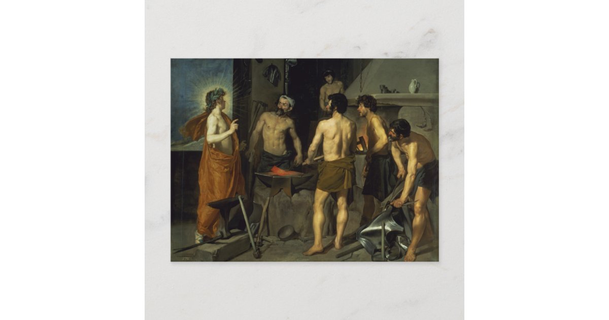 The Forge of Vulcan, 1630 Postcard | Zazzle