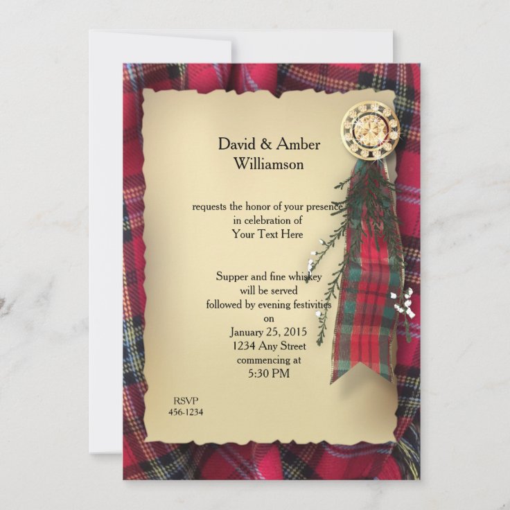 The "Formal" generic Invitation | Zazzle