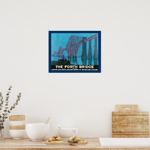 The Forth Bridge Poster | Zazzle