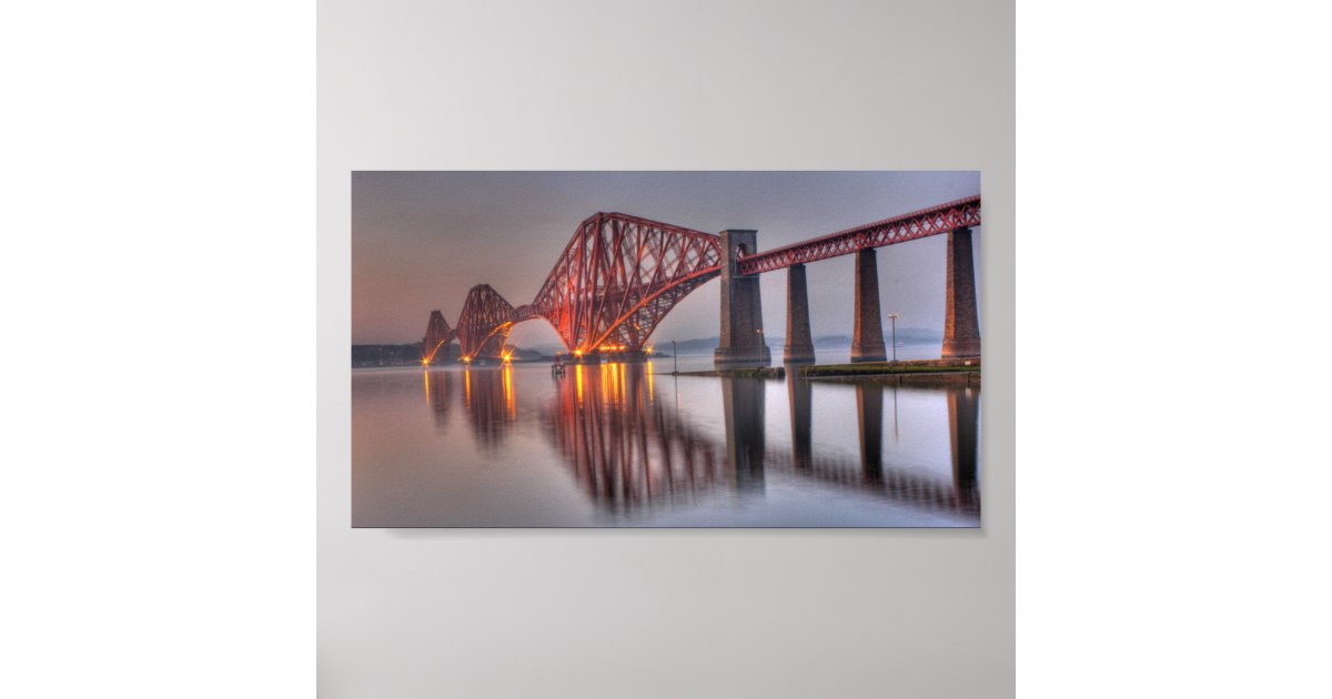 The Forth Rail Bridge Poster | Zazzle