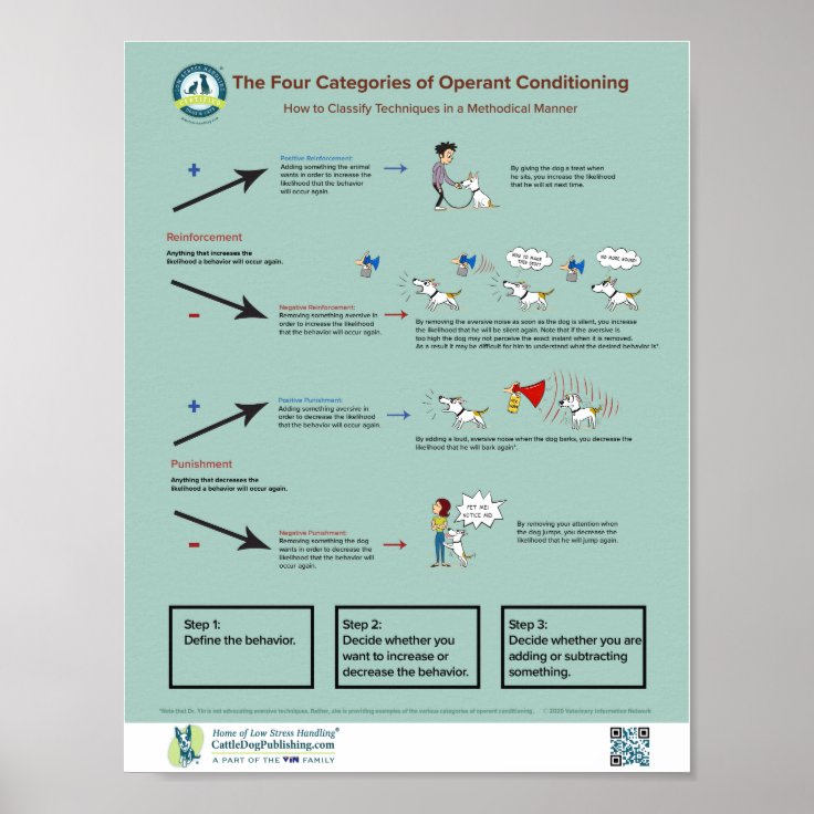The Four Categories of Operant Conditioning Poster | Zazzle