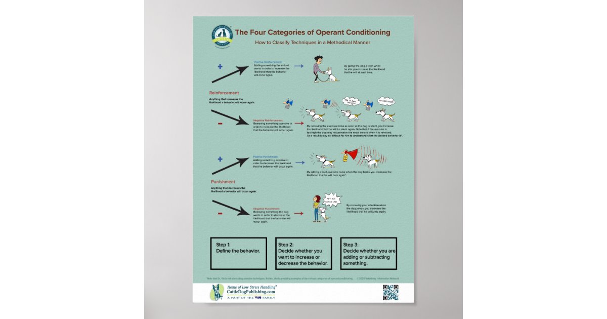 The Four Categories of Operant Conditioning Poster | Zazzle