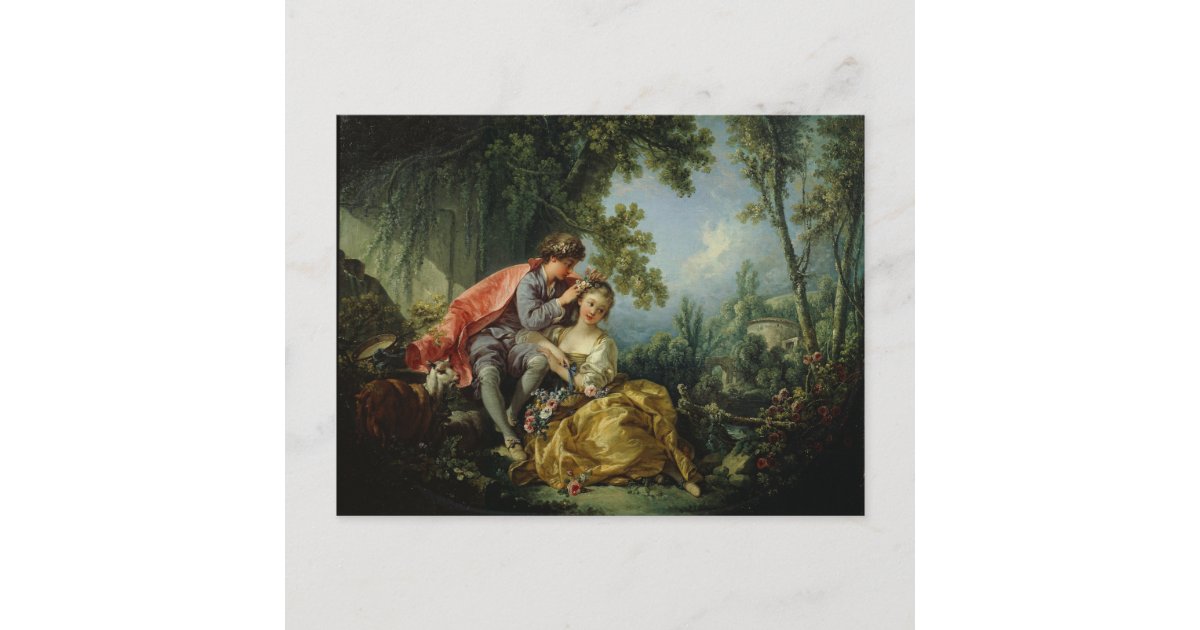 The Four Seasons, Spring - François Boucher Postcard | Zazzle