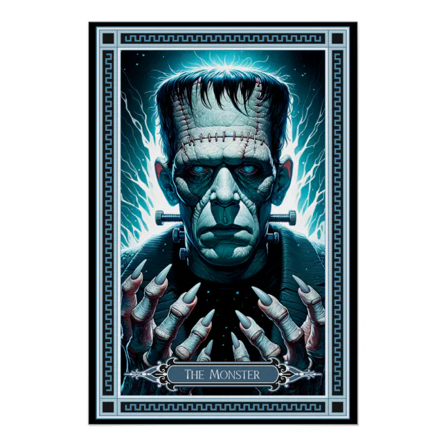 The Frankenstein's Monster Tarot Card Poster | Zazzle