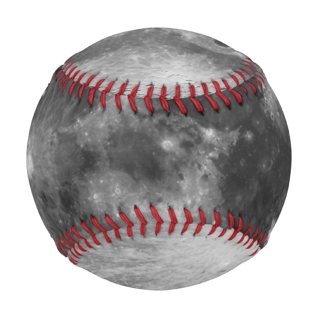 The Full Moon Baseball | Zazzle