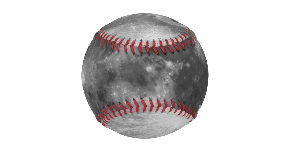 The Full Moon Baseball | Zazzle
