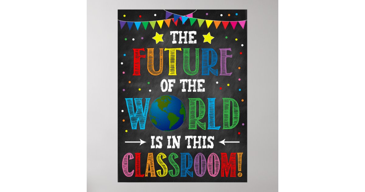 The Future In This Classroom Poster | Zazzle