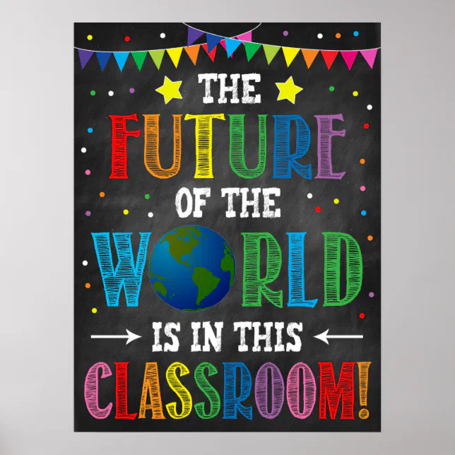 The Future In This Classroom Poster | Zazzle