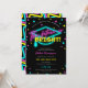 The Future is Bright Neon Graduation Party Invitation | Zazzle