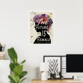 "The Future Is Female" 18x24 poster | Zazzle
