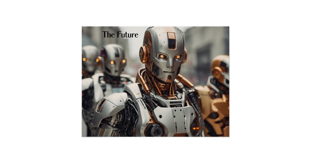 The Future, Roaming Robots, Poster | Zazzle