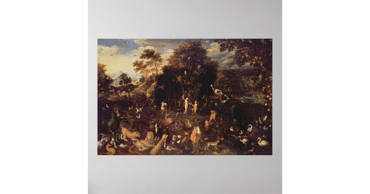 The Garden of Eden Poster | Zazzle