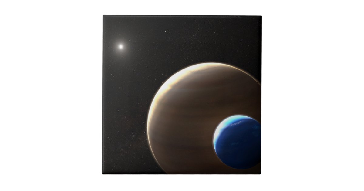 The Gas Giant Planet Kepler-1625b Ceramic Tile | Zazzle