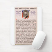 The Gettysburg Address by Abraham Lincoln 1863 Mouse Pad | Zazzle