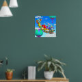 The GiggleBelly Train 18x18 Poster | Zazzle