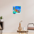 The GiggleBelly Train 18x18 Poster | Zazzle