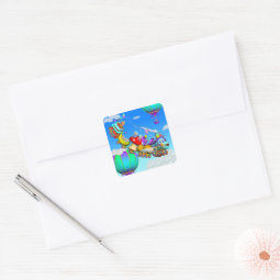 The GiggleBelly Train Stickers | Zazzle