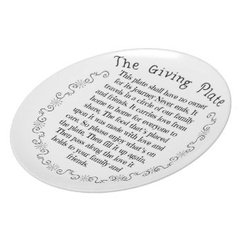 The Giving Plate | Zazzle