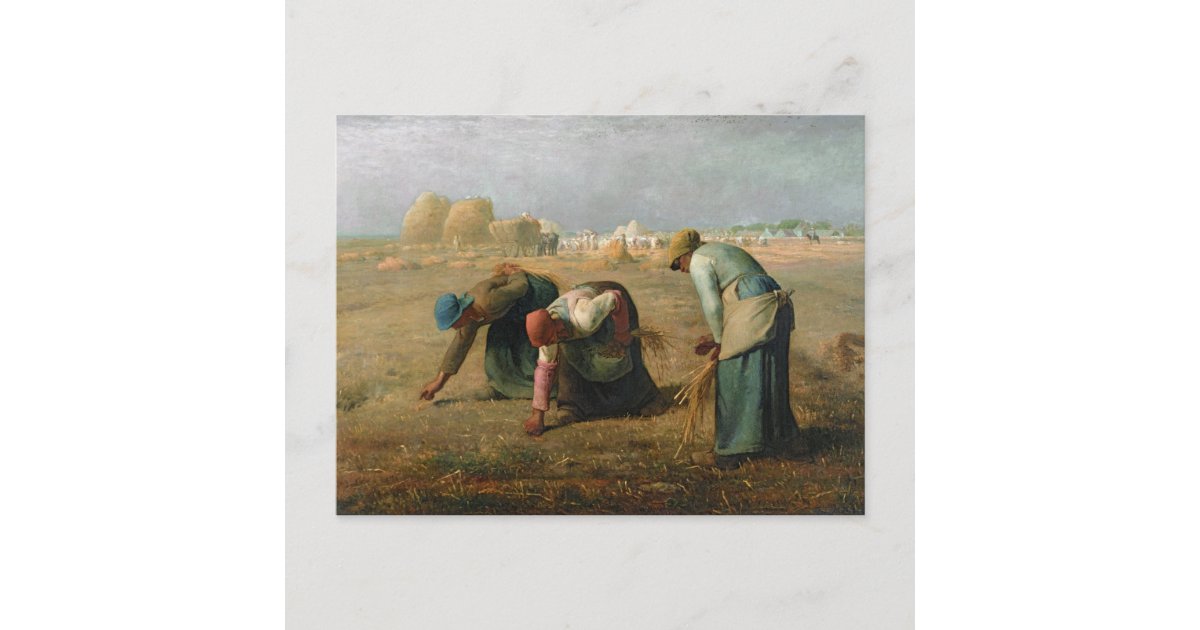 The Gleaners, 1857 Postcard | Zazzle