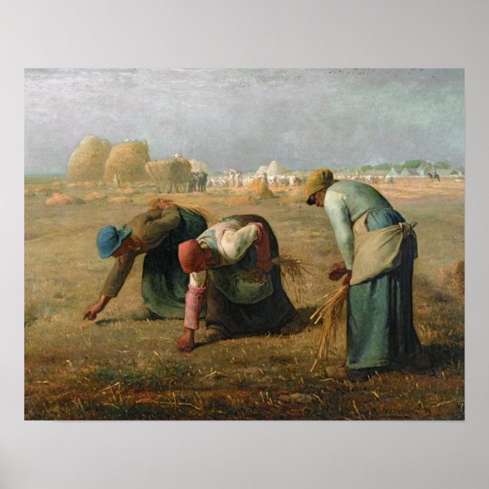 The Gleaners, 1857 Poster | Zazzle.com
