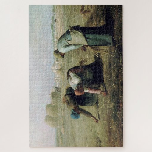 The Gleaners, Jean-Francois Millet Jigsaw Puzzle | Zazzle