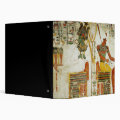 The Gods Osiris and Atum, from Tomb of 3 Ring Binder | Zazzle