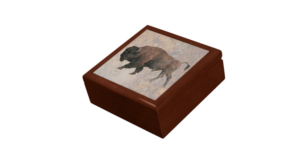 The Golden Buffalo Gift Box | Zazzle