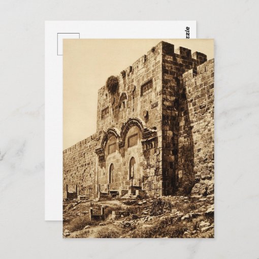 The Golden Gate in Jerusalem Postcard | Zazzle