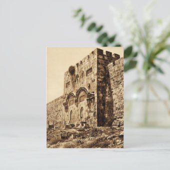 The Golden Gate in Jerusalem Postcard | Zazzle
