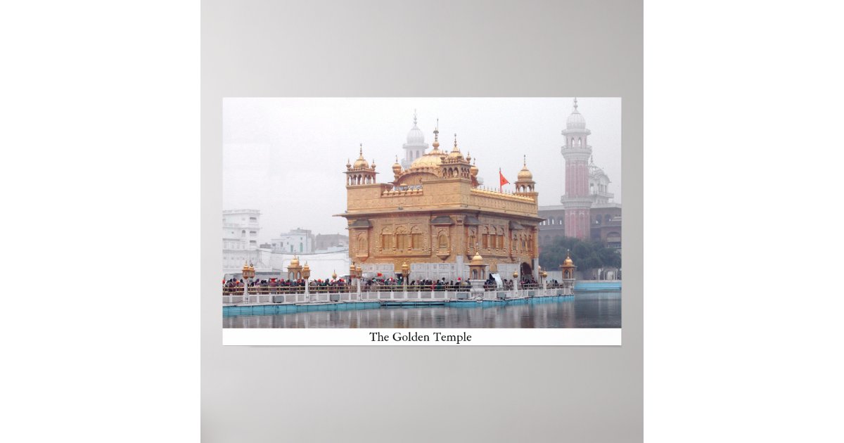 The Golden Temple Poster | Zazzle