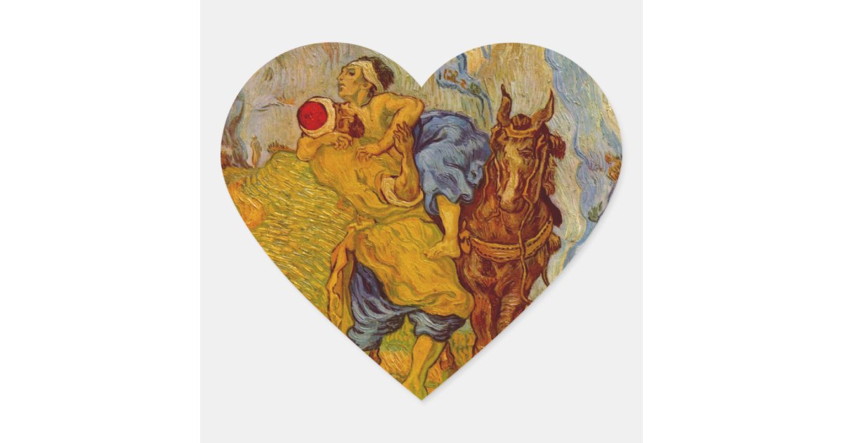 The Good Samaritan Heart Sticker | Zazzle
