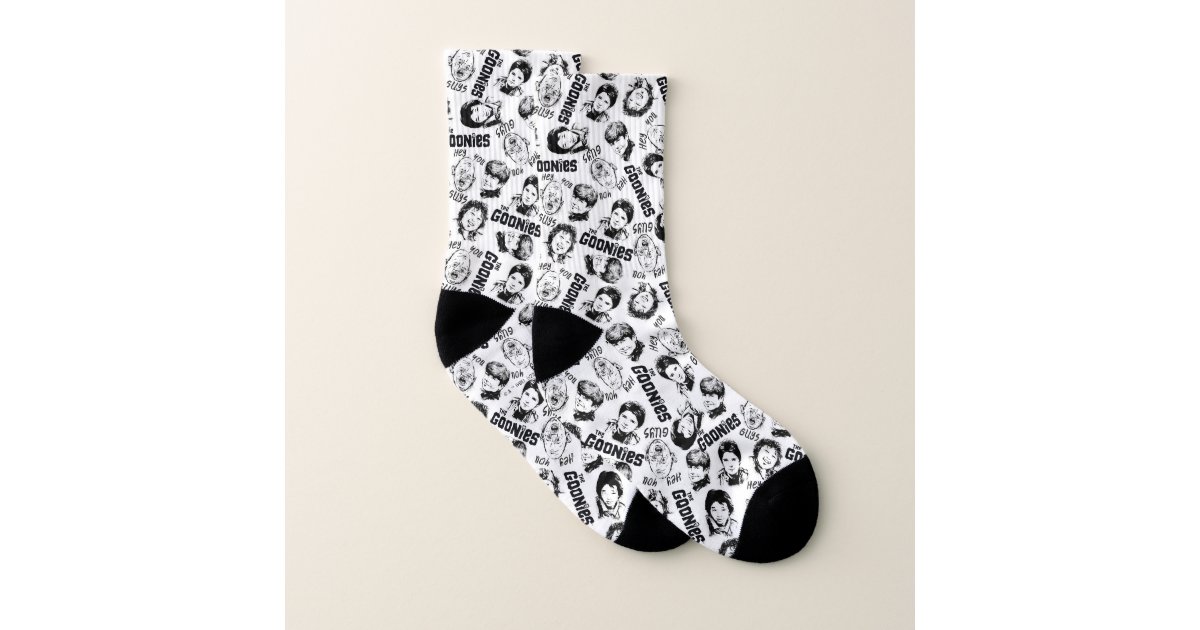 The Goonies Characters Pattern Socks | Zazzle