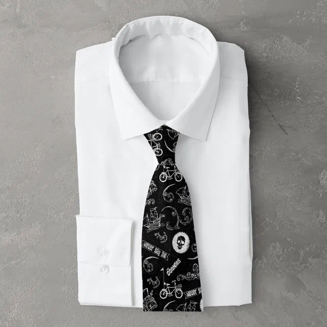 The Goonies Icons Pattern Neck Tie | Zazzle