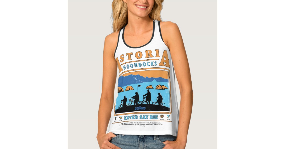 The Goonies Silhouettes Over Astoria Goondocks Tank Top | Zazzle